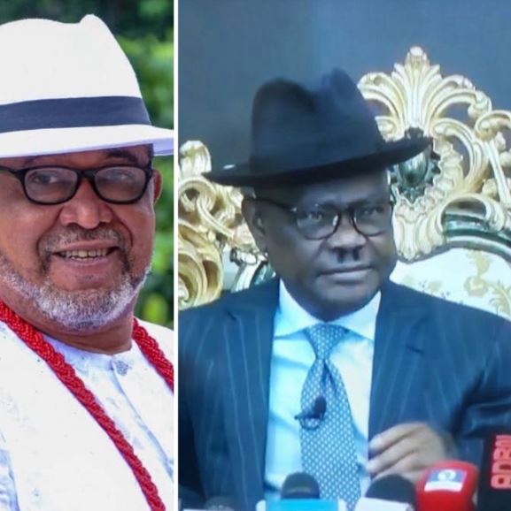 This Is A Sign Of Psychosis - Actor, Patrick Doyle Slams Wike For Using A Throne-Like Chair For ...